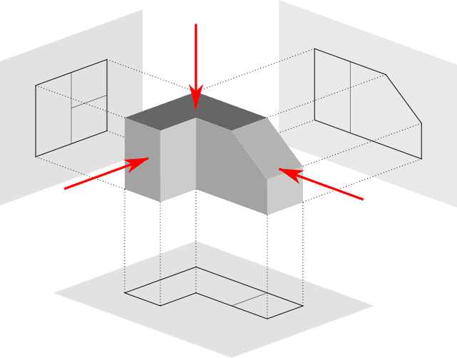 drafting standards third angle projection and first angle projection ...