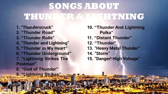 40 Songs About Thunder and Lightning - HubPages