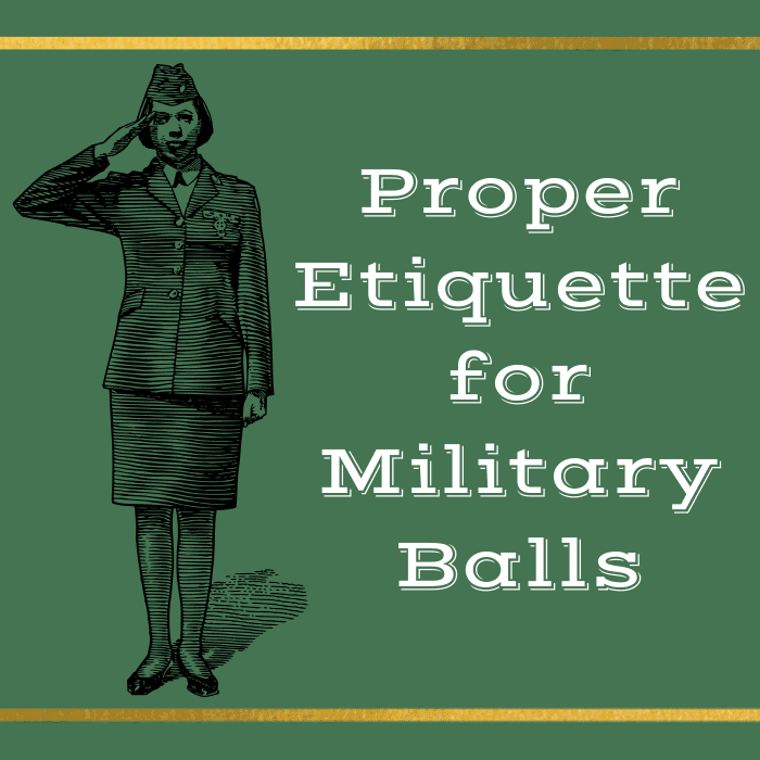 Military Ball Etiquette for Service Members - HubPages