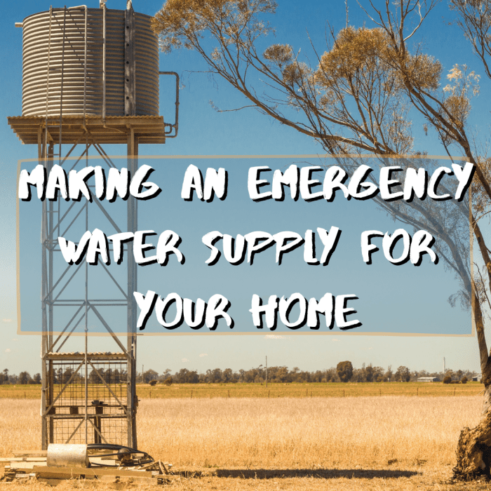 How to Make an Emergency Water Supply for Your Home - HubPages