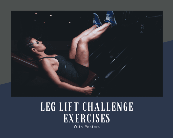 Leg Lift Challenge Exercises With Posters - HubPages