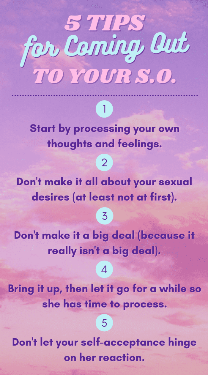 How To Tell Your Girlfriend Youre Bisexual And Whether You Should Hubpages