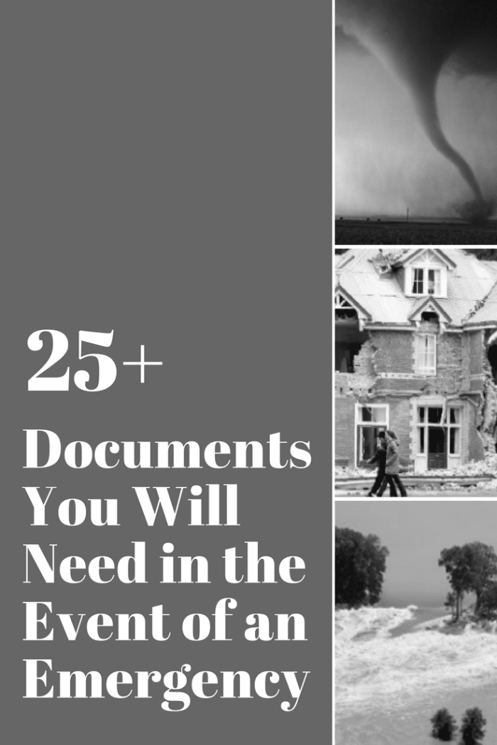 Be Prepared: Create an Emergency Paperwork Kit - Emergency Documents ...