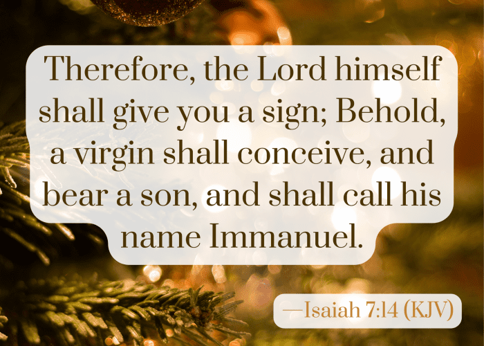 10 December Bible Verses to Meditate on This Christmas - LetterPile