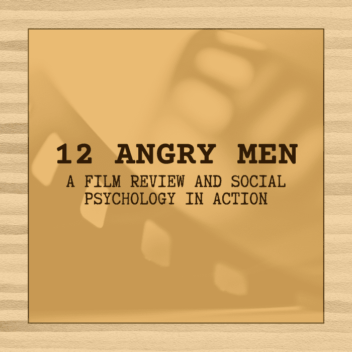 12 Angry Men Film Review: Social Psychology in Action - HubPages