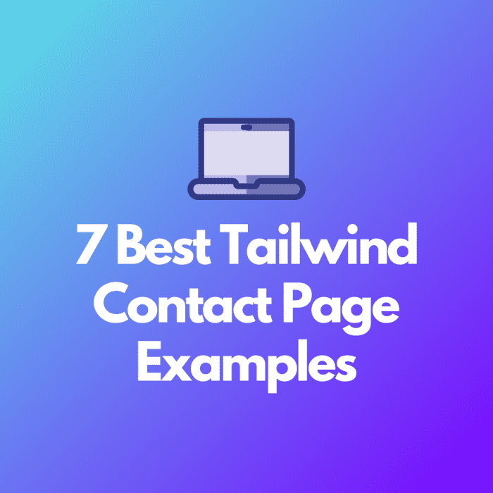 7 Best Tailwind Contact Page Examples for Your Project - HubPages
