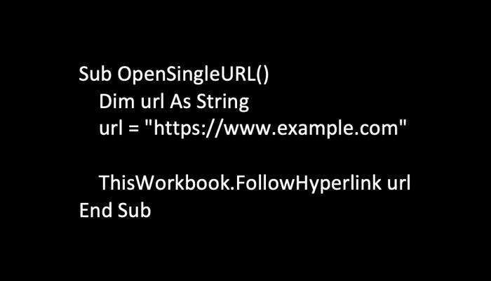 Use VBA to Open a URL From a Button in Excel - HubPages
