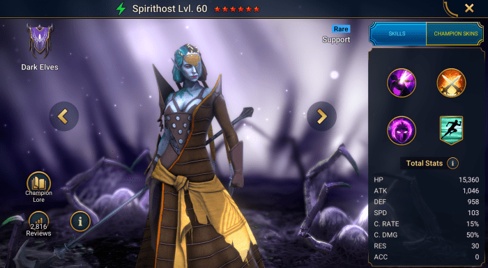 "Raid Shadow Legends" Free-to-Play Champion Guide: Spirithost - HubPages