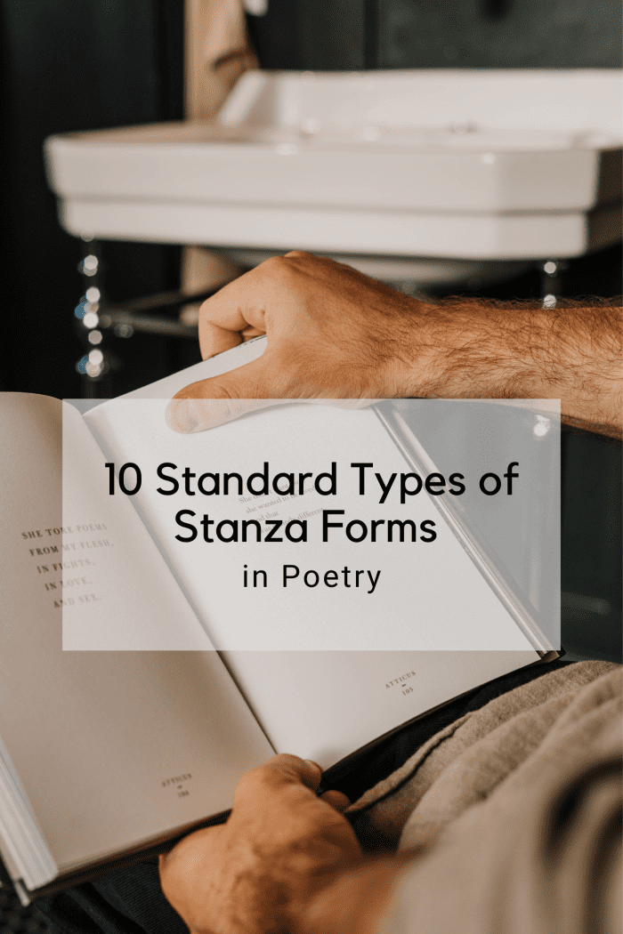 10 Standard Types of Stanza Forms in Poetry - HubPages
