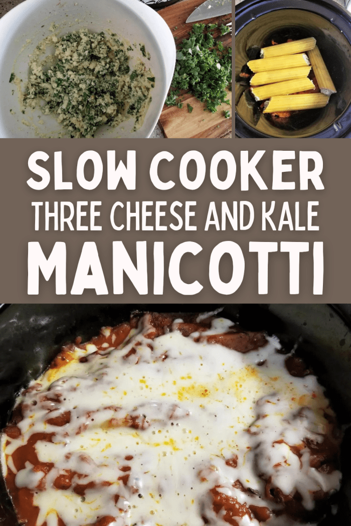 Slow Cooker Manicotti With Three Cheeses and Kale - HubPages