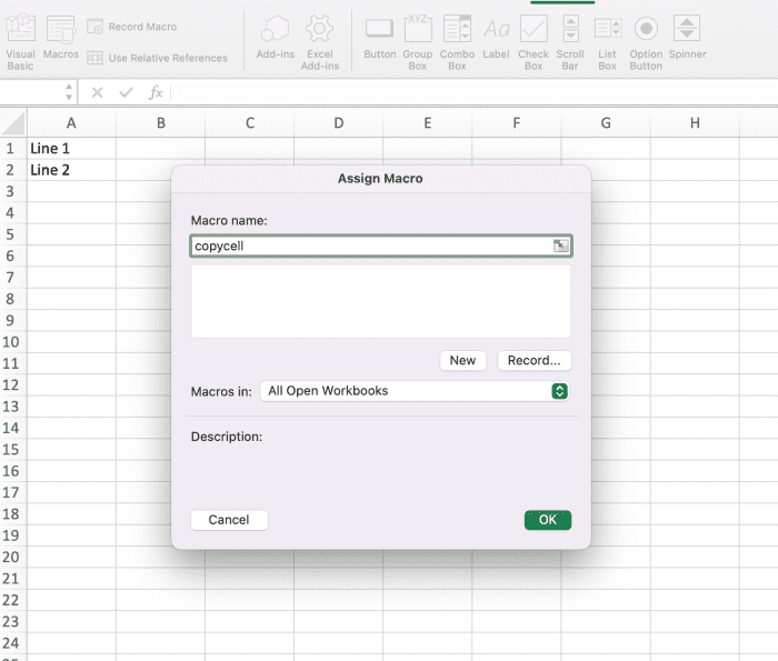 Create A Macro Button In Excel To Copy Cells TurboFuture