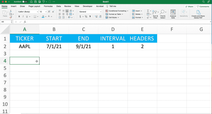 How to Use the STOCKHISTORY Function in Excel - HubPages