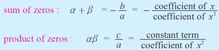 Relation between Coefficients and Roots of Quadratic Equations. - HubPages