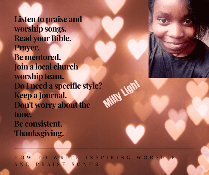 How to Write Inspiring Praise and Worship Songs. - HubPages