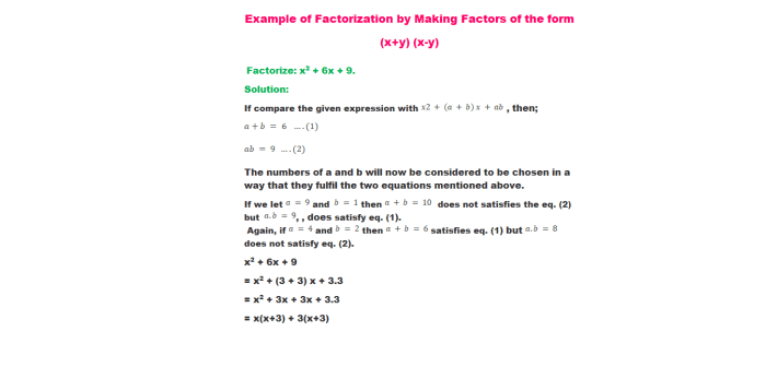 Method of Factorization to Solve the Equations. - HubPages