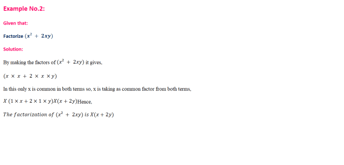 Method of Factorization to Solve the Equations. - HubPages