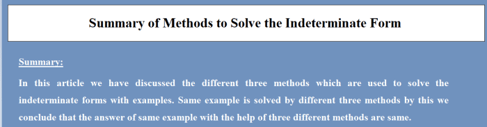 Techniques Are Used to Find the Indeterminate Form. - HubPages