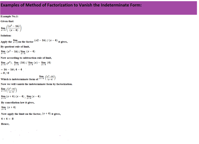 Techniques Are Used to Find the Indeterminate Form. - HubPages