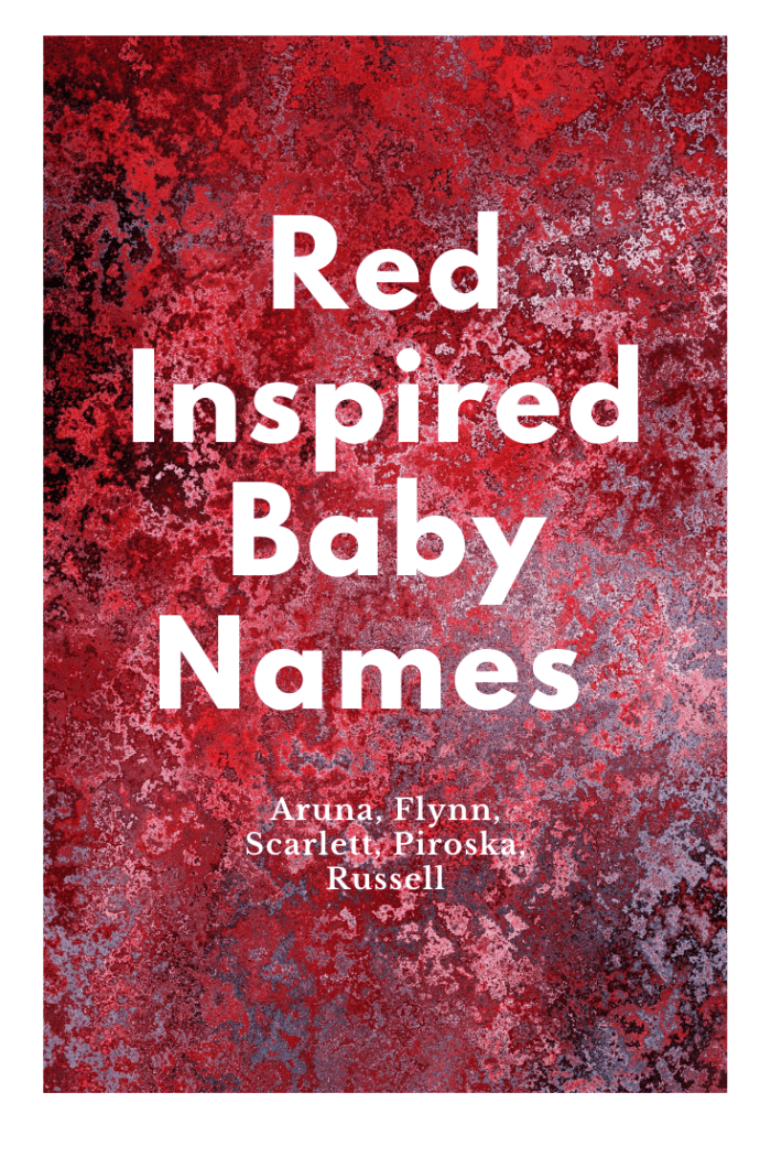 Baby Names Inspired by the Colour Red - HubPages