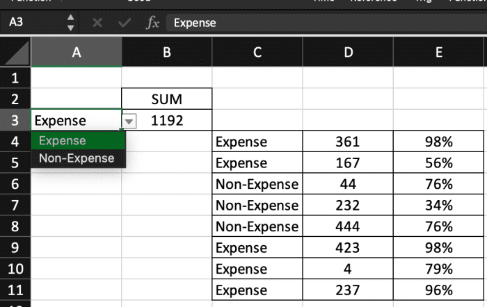 Create a List Box That Determines Values to SUM in Excel - HubPages