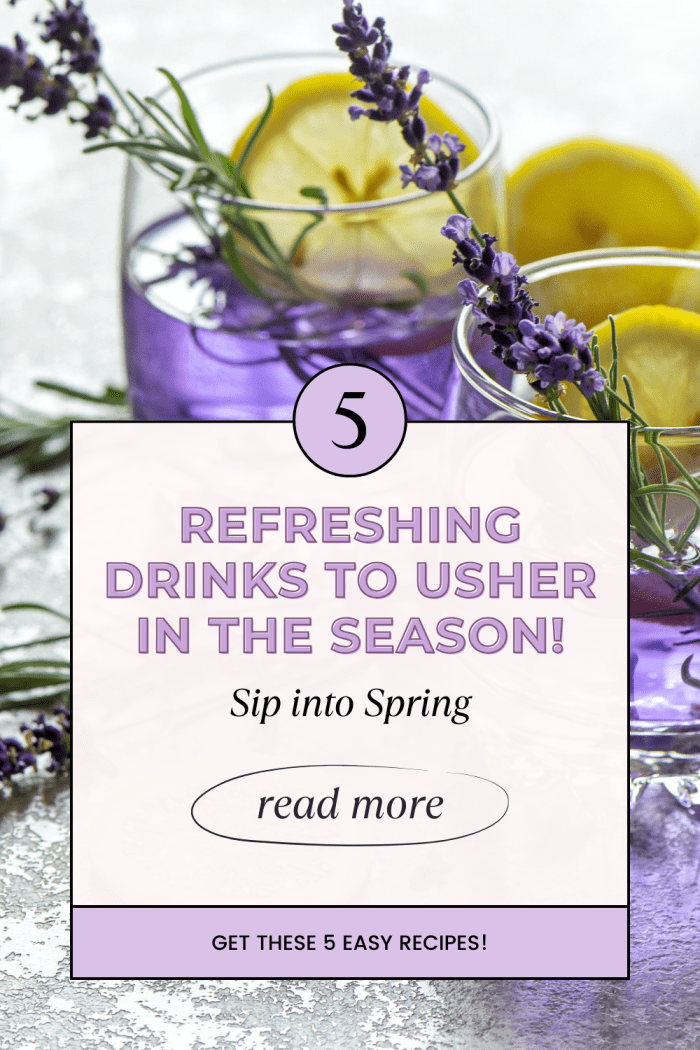Sip into Spring: 5 Refreshing Drinks to Usher in the Season! - HubPages