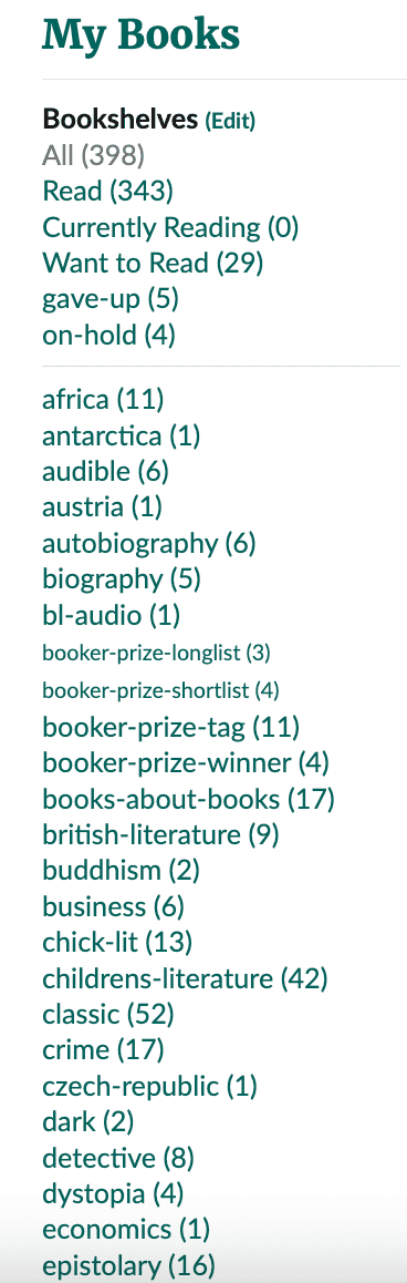Step-by-Step Guide to Adding Bookshelves and Labels to Your Goodreads ...