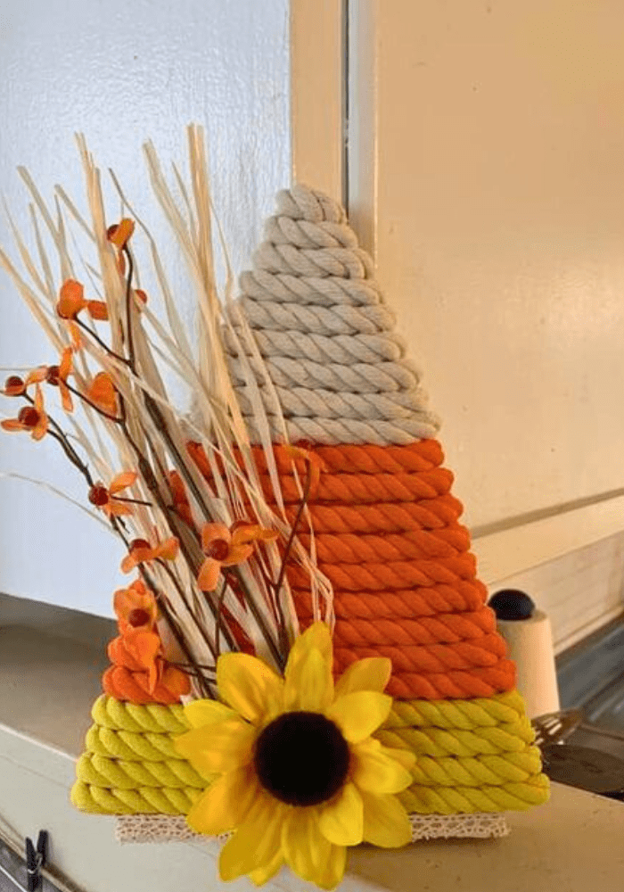 35+ Cute Candy Corn Crafts and Decorations for Fall and Halloween ...