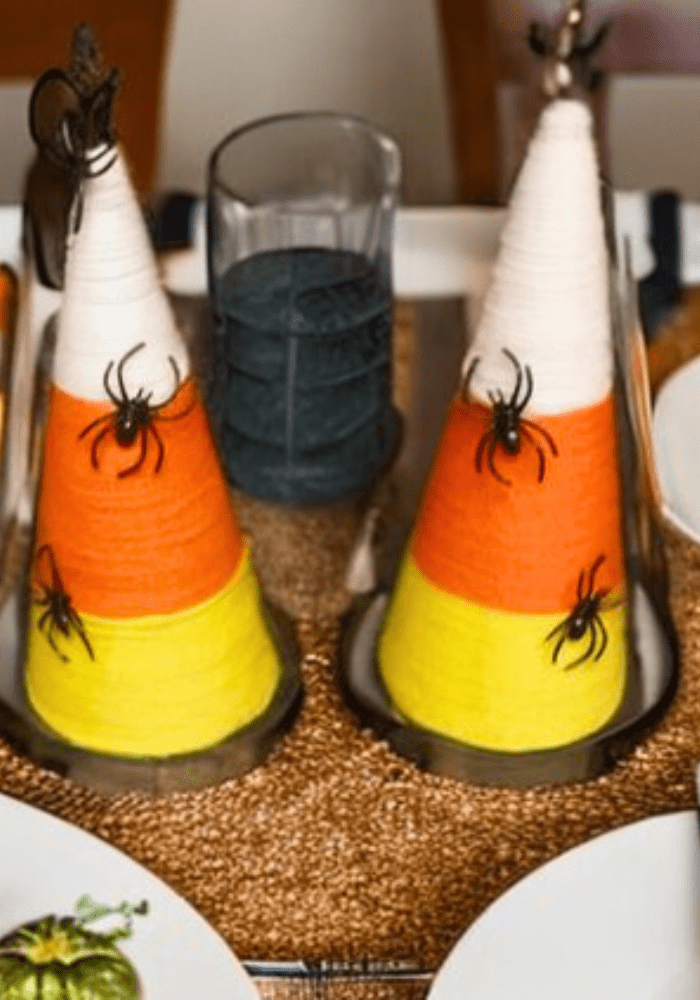 35+ Cute Candy Corn Crafts and Decorations for Fall and Halloween ...