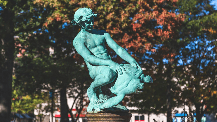 The Hilarious History of Worcester's Turtle Boy Statue - WanderWisdom