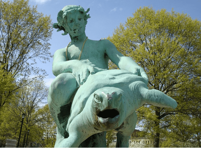 The Hilarious History of Worcester's Turtle Boy Statue - WanderWisdom