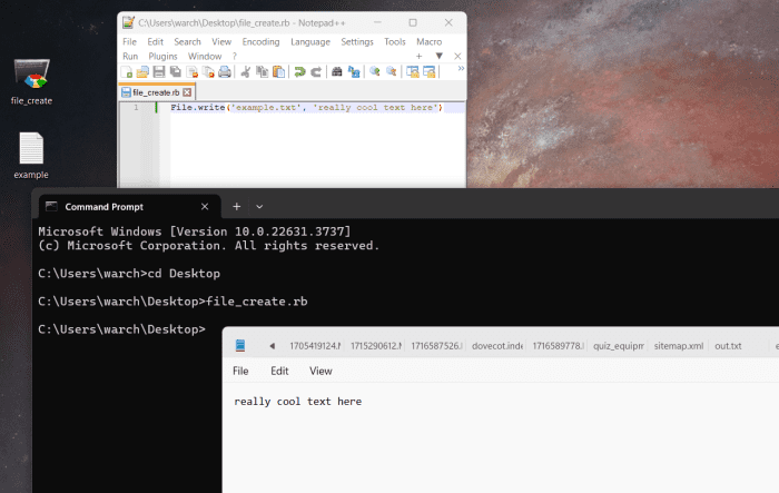 How to write to a file in Ruby - HubPages