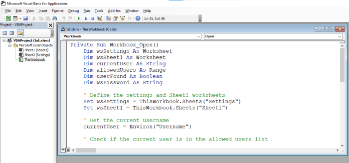 How to Use an Excel Macro to Hide Columns From Unauthorized Users ...