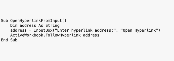 Excel Visual Basic Codes That Open Hyperlinks - HubPages