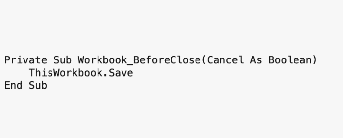 Excel VBA Codes That Make Sense to Run at Shut Down - HubPages