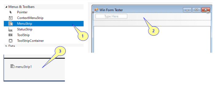 C# MenuStrip Control Explained - Owlcation