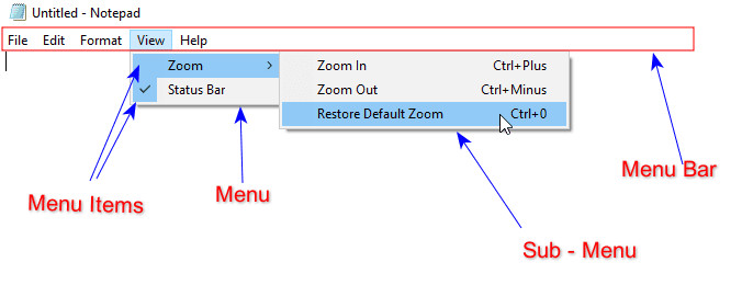 C Menustrip Control Explained Owlcation 