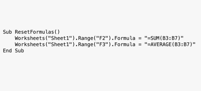 How To Create A Reset Button For Excel Formulas Hubpages