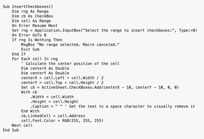 Use VBA to Insert Checkboxes in Excel - HubPages