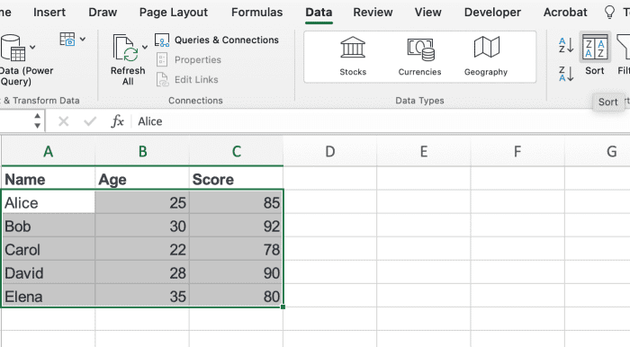 How to Sort Data in Excel - HubPages