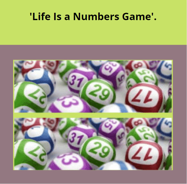 'Life Is a Numbers Game'. - HubPages