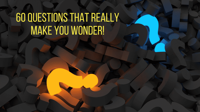 60 Questions That Really Make You Wonder! - HubPages