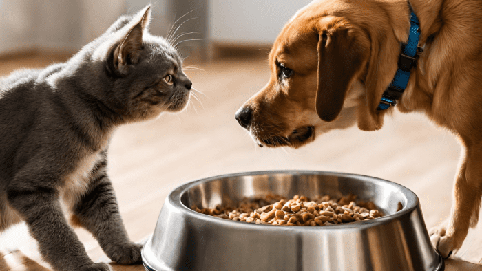 Dog Growling at the Cats When Eating? Tips for Dog Food Aggression ...