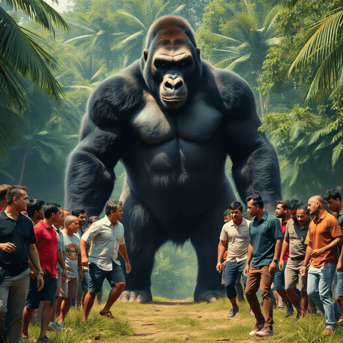 Gorilla vs 100 Men: Who Wins? - HubPages