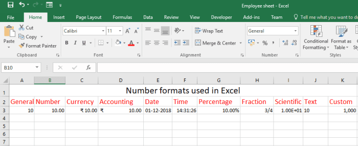 Basic Formatting in Excel - HubPages