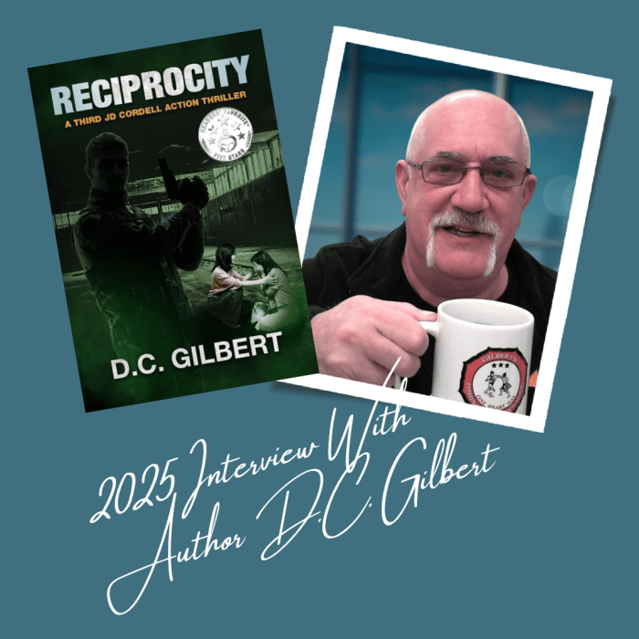 2025 Interview with Author D.C. Gilbert on Reciprocity - HubPages