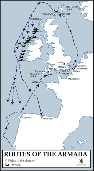 July, 1588 - The Spanish Armada Defeated By English Navy!! - HubPages