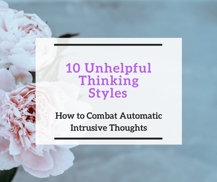10 Unhelpful Thinking Styles and How to Combat Them - HubPages