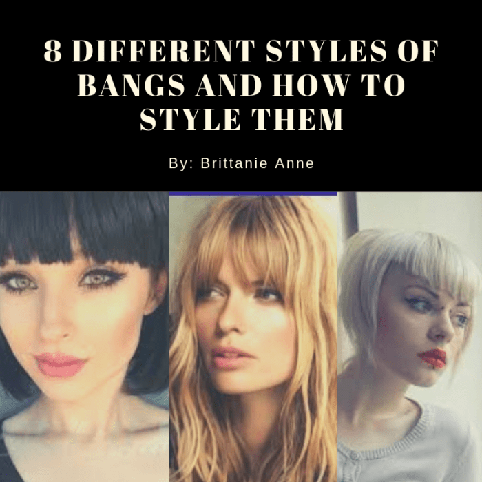 8 Different Styles of Bangs and how to Wear Them - HubPages