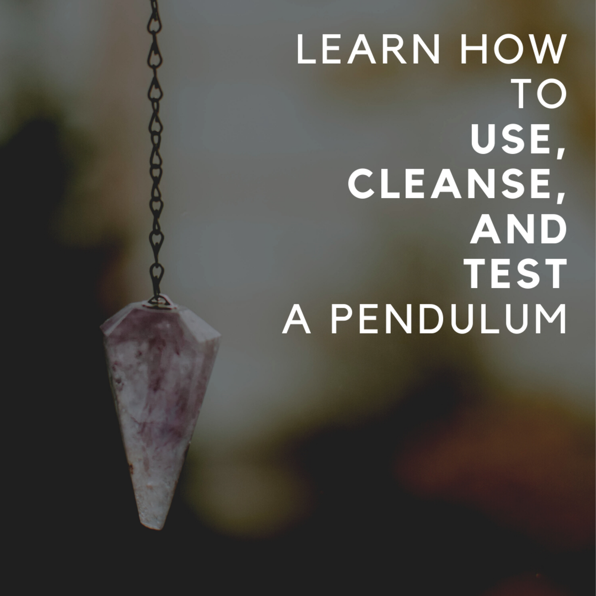 A Guide To Selecting Using Cleansing And Testing A Pendulum Exemplore