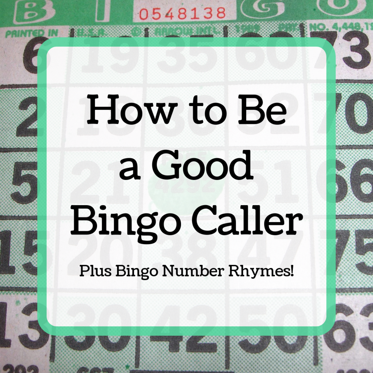 Tips For Calling Bingo Including Bingo Number Rhymes HobbyLark